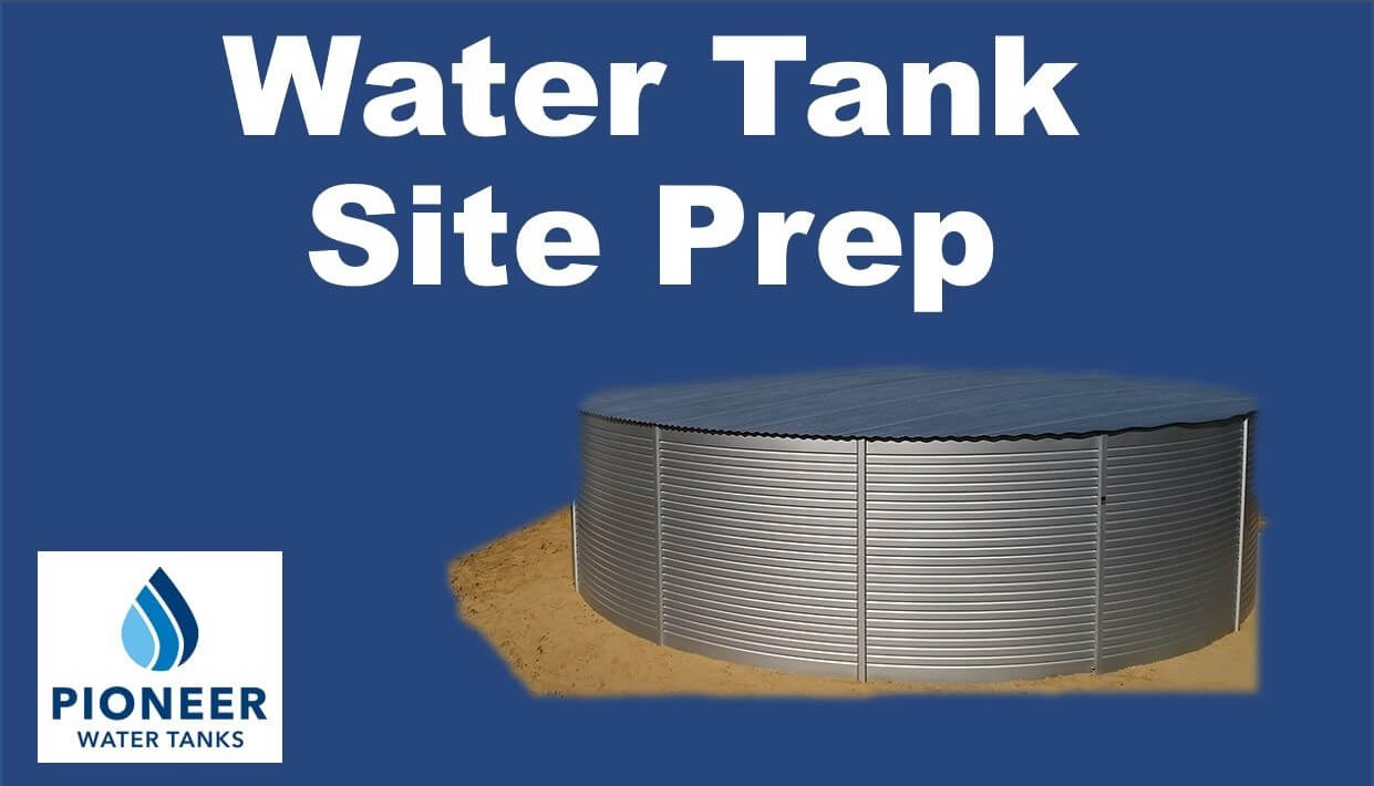 Pioneer-water-tank-site-preparation | Divine Water Tanks